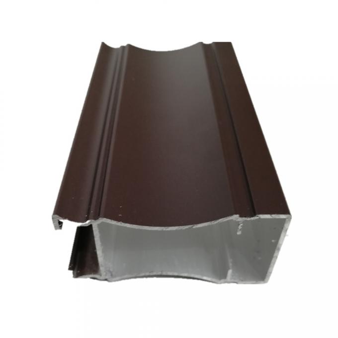 Glass Sliding Window Aluminum Accessories, 6063 Customized Brown Powder ...