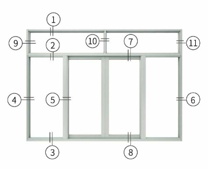 Powder Coated Aluminium Profile Systems For Sliding Windows Frame ...