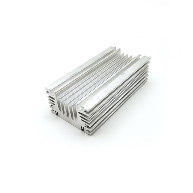 Custom T6 Aluminum heatsink extrusion profiles For Cooling Machine
