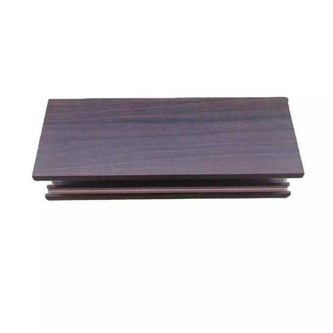 1.4mm Anodized Aluminum Profiles 3D Hand Felt Wood Grain Heat Transfer