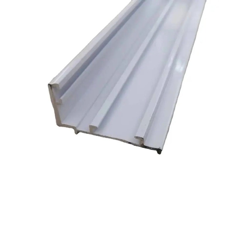 White Powder Coating Aluminum Extrude Profiles For Air Conditioning ...