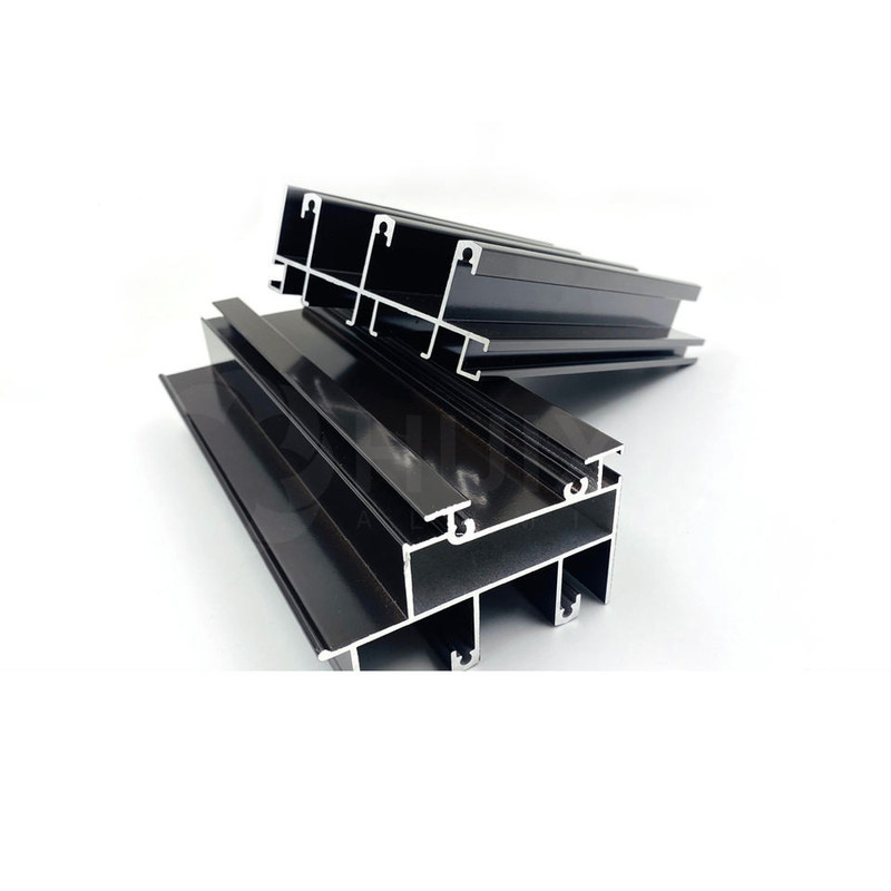Anodized Black Aluminum Extrusion Profiles for Window And Door Irsael ...
