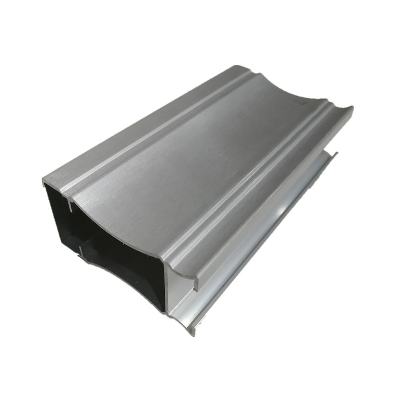 High Glossy Brush Silver Anodized Aluminum Profiles Glass Window and ...