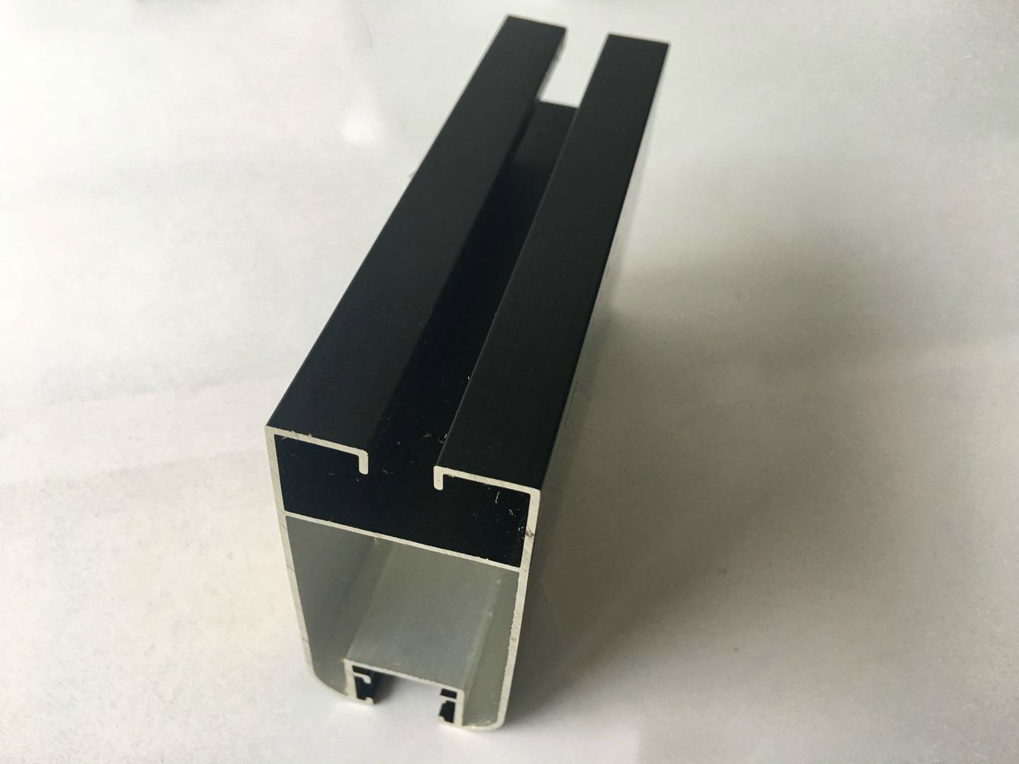 Black Glaze Oxidation Anodized Aluminum Window Frames High Glossy