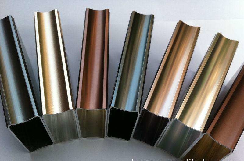 Colourful Powder Coated Aluminium Profile Extrusion Weather Resistance