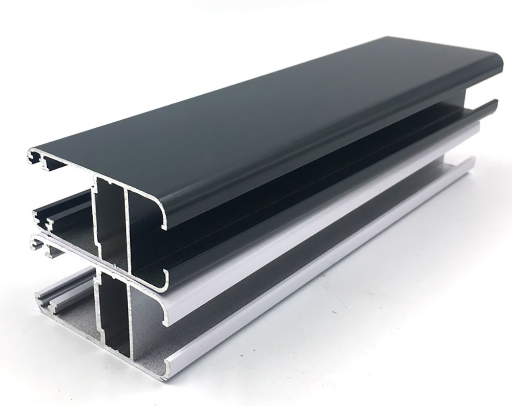 6063 T5 Powder Coated Aluminium Extrusions Profile for Windows and Doors