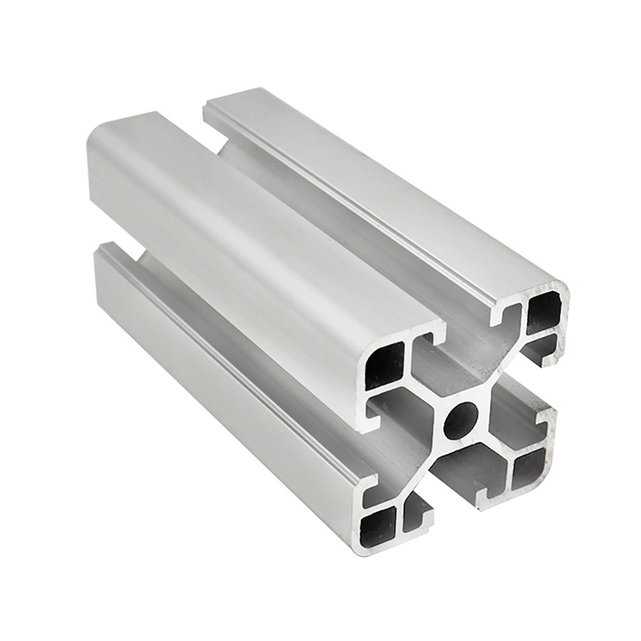 Mill Finish V Slot 5.0mm 4040 Aluminium Industrial T Profile