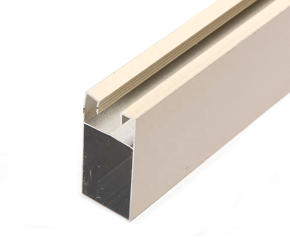 Casement Window Frame , Triangle Bronze Anodized Hollow U Shape 6063 ...