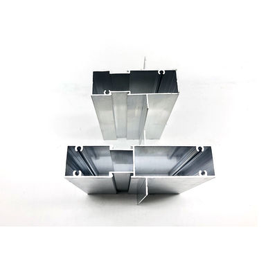 Silver Anodized 6063 aluminum door frame extrusions For Construction ...