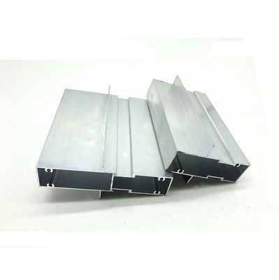Silver Anodized 6063 aluminum door frame extrusions For Construction ...