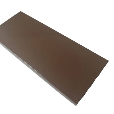 High Glossy Brown Powder Coated Aluminium Extrusions 0.8mm Thickness