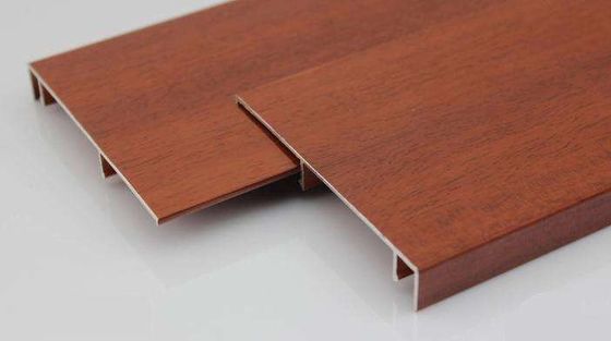 RAL Colors 6063-T5 Wood Finish Aluminium Profiles , Aluminum window ...